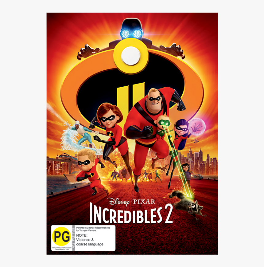 Incredibles 2 Enz31470 Dvd 2d - Incredibles Poster, HD Png Download ...