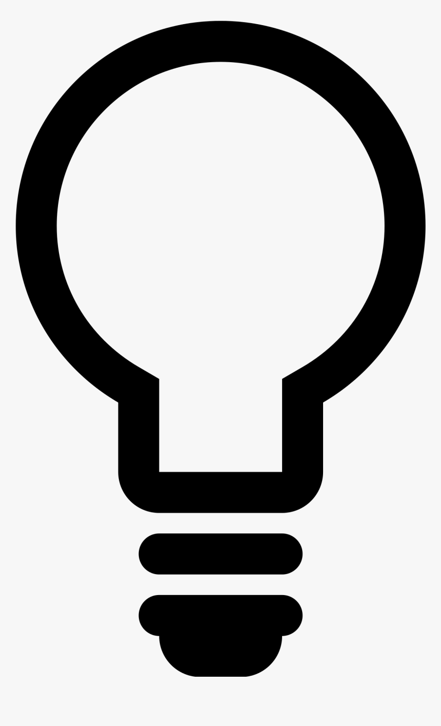 Light Bulb Outline Png, Transparent Png , Transparent Png Image - PNGitem